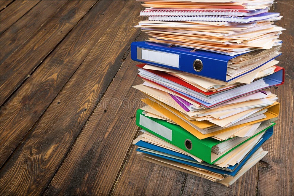 Stack stock image. Image of paper, heap, office, organization - 117723669