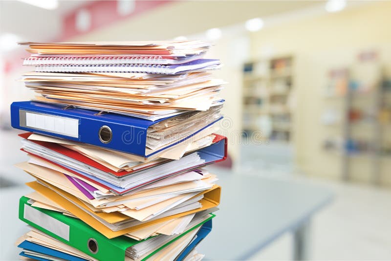 Stack, Paperwork, Paper stock photo. Image of business - 56649950