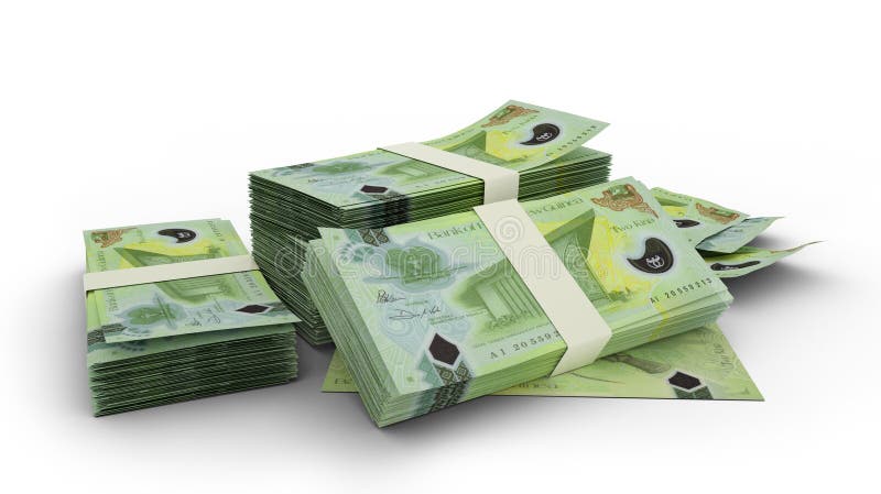Stack of 2 Papua New Guinea Kina Notes Isolated on White Background ...