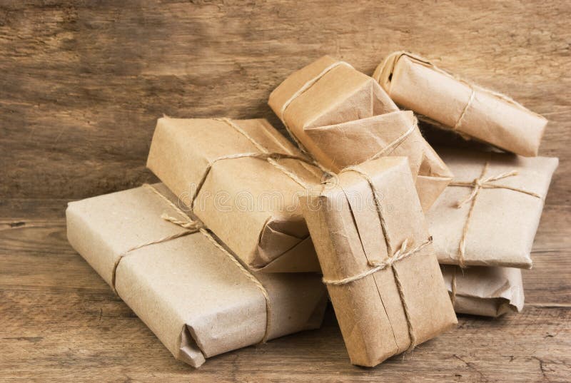 Old parcel stock photo. Image of package, objects, rough - 39843622