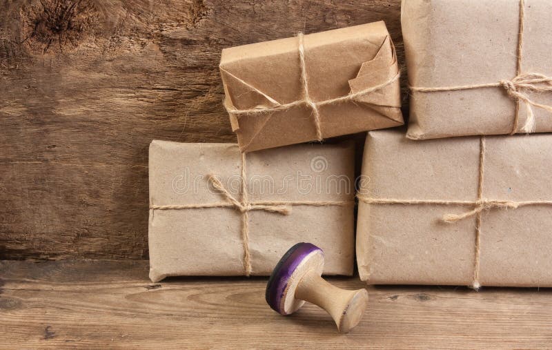 Stack parcel in warehouse stock photo. Image of receiving - 157129090
