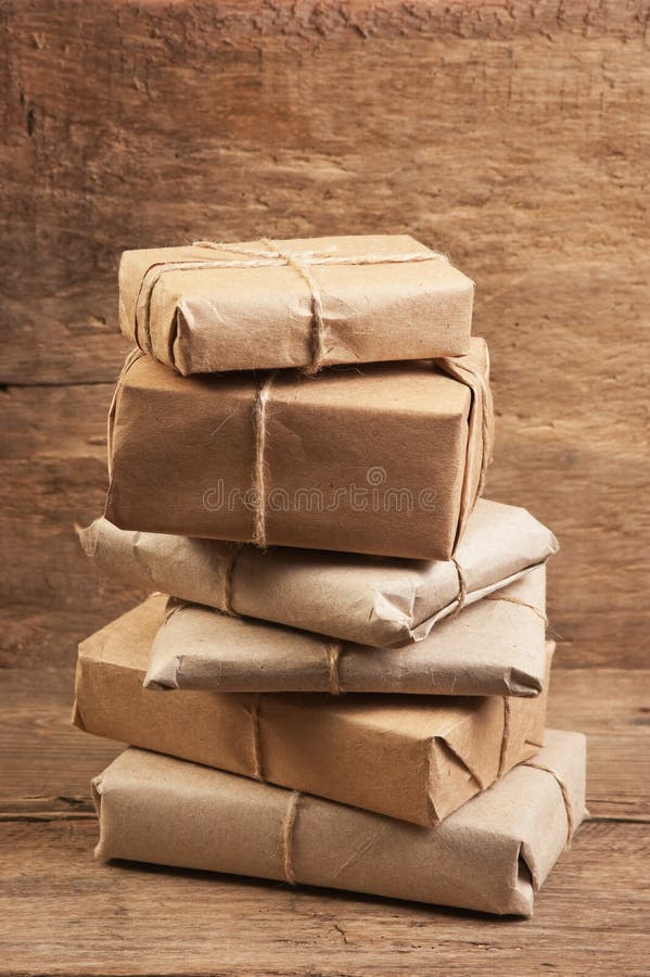 Stack parcel in warehouse stock photo. Image of distribution - 159167068
