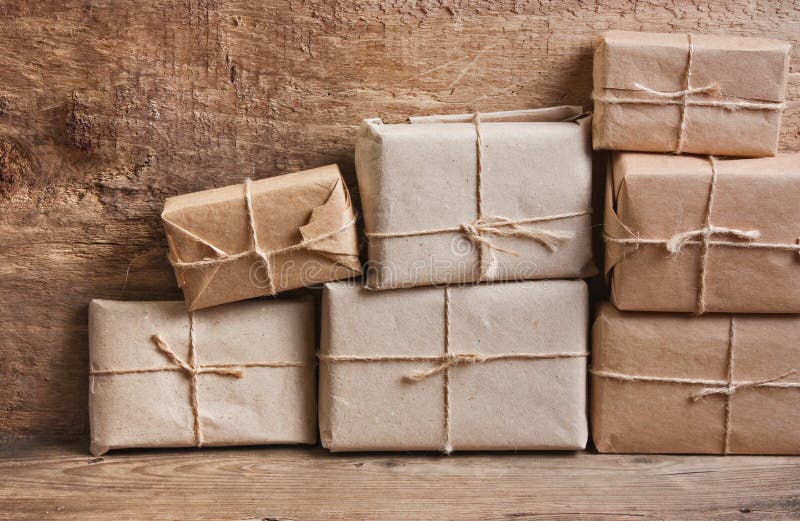 Stack parcel in warehouse stock image. Image of copy - 67314967