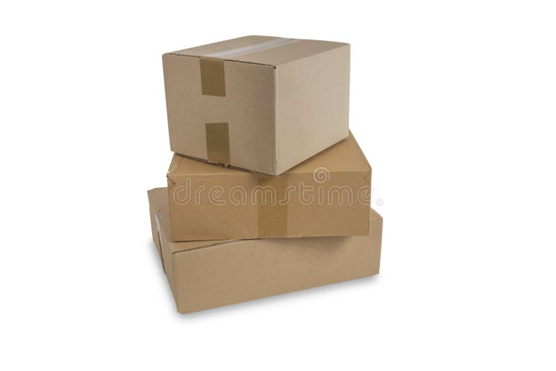 Stack of parcels stock image. Image of distribution, freight - 46010839