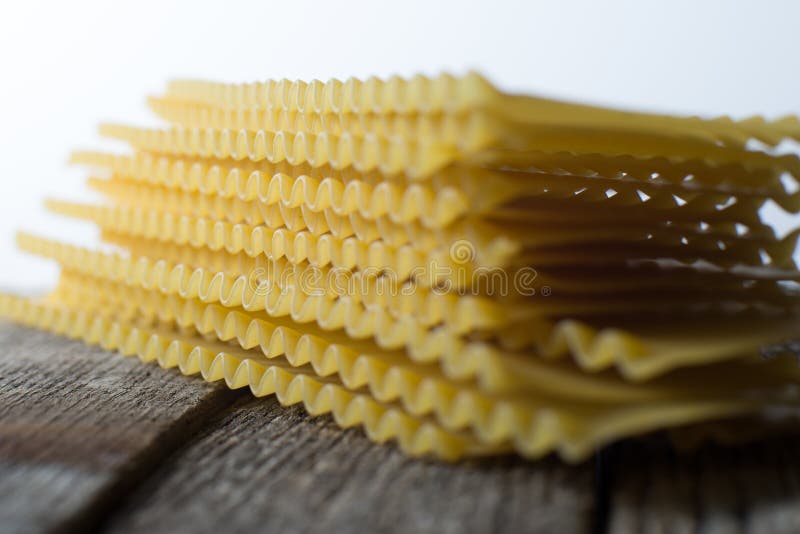 Stack of Pasta Lasagna Noodles Stock Image - Image of food, healthy ...