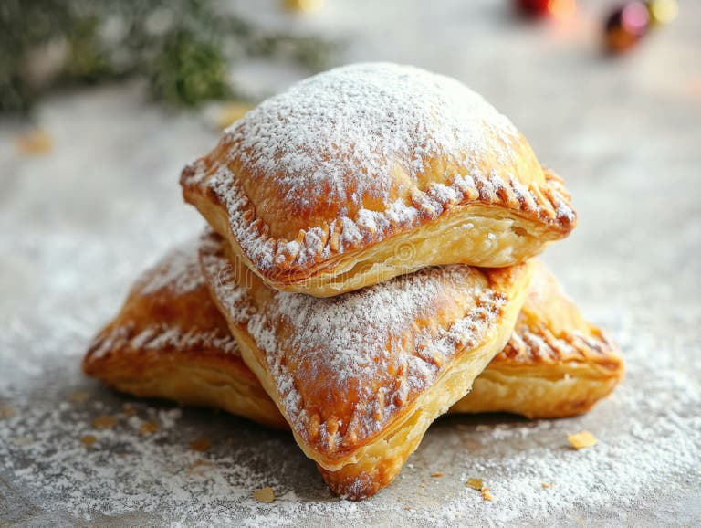 Stack of Pastries stock image. Image of holiday, treats - 366787569