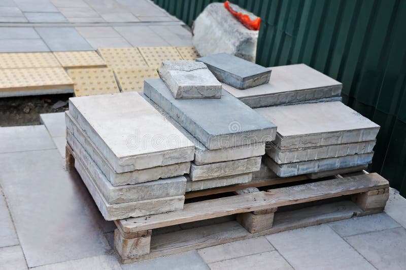 Stack of paving stone stock photo. Image of rock, cobblestone - 157741164