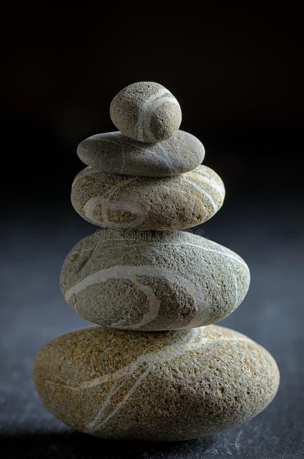 Stack of pebble stone stock image. Image of heap, creativity - 80404539