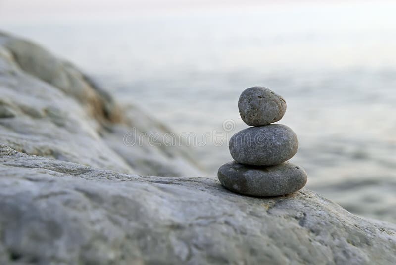 Stack of pebbles stock photo. Image of space, balance - 16915088