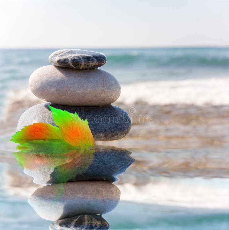 Stack Of Pebbles Picture. Image: 7007453