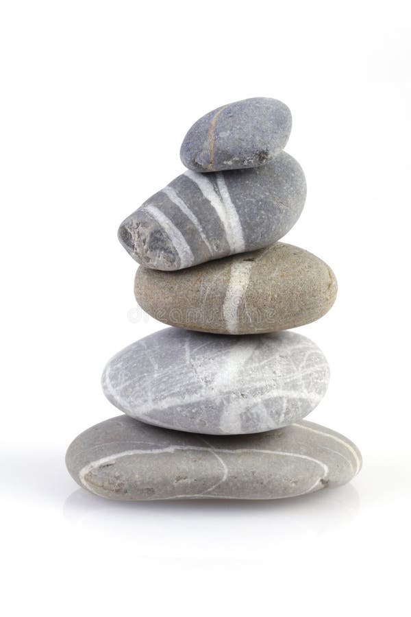 Stack of pebbles stock image. Image of rock, decoration - 9068819
