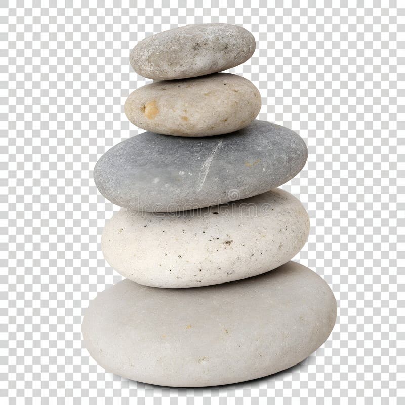 Stack of Pebbles Icon Isolated on Transparent Background Stock ...