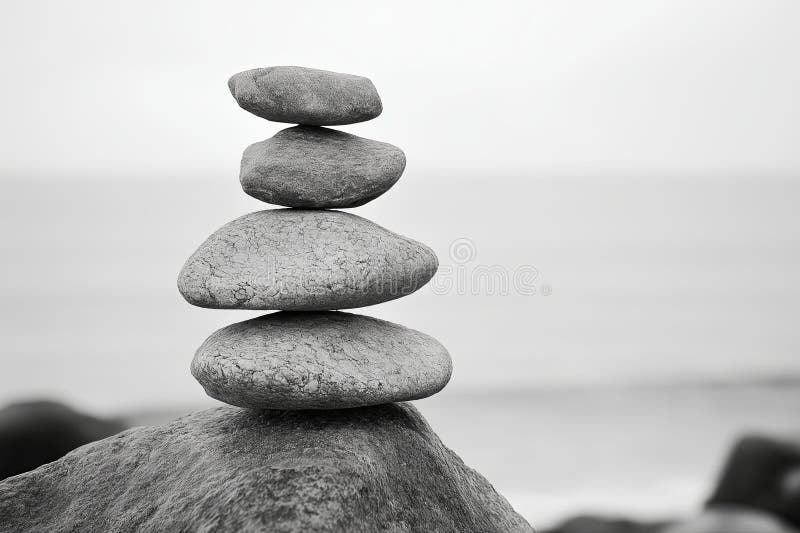 Stack of Pebbles. Zen Concept. Work Life Harmony: Balancing Act in the ...