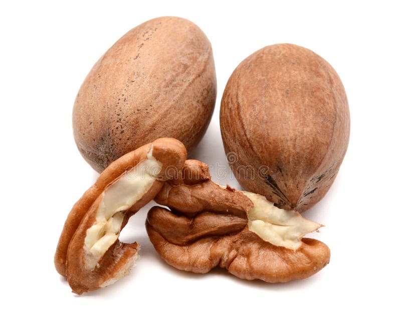 Stack of Pecan Nuts. Food, Nutshell. Stock Image - Image of fatty ...