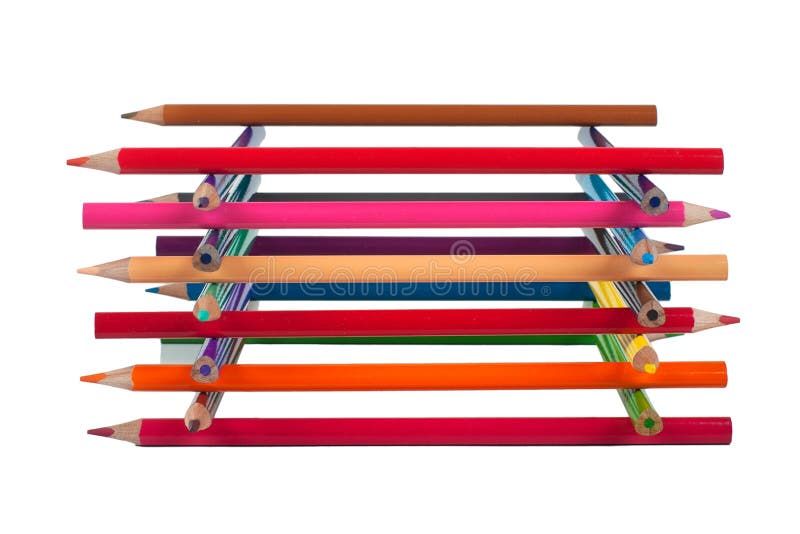Stack of pencils stock image. Image of write, linear - 17796415