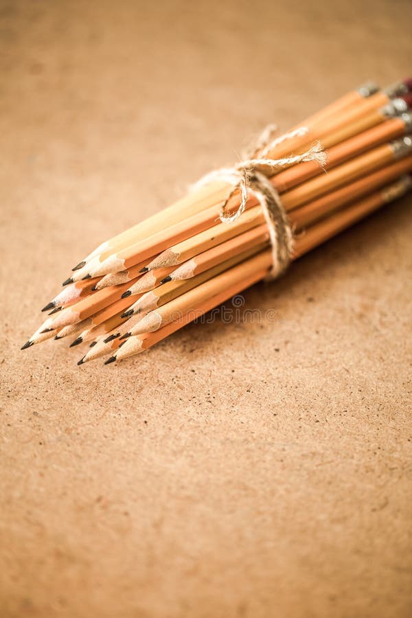 Stack of graphite pencils stock image. Image of background - 97417671