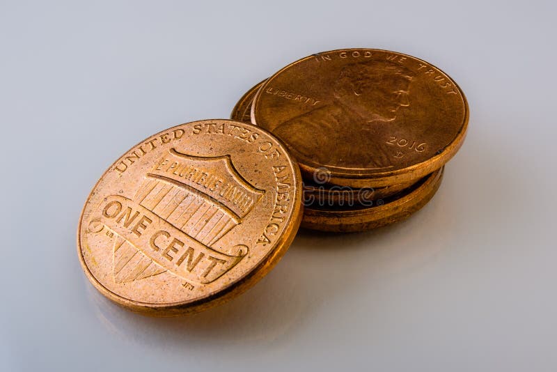 Stack of pennies stock photo. Image of banking, pennies - 7182888