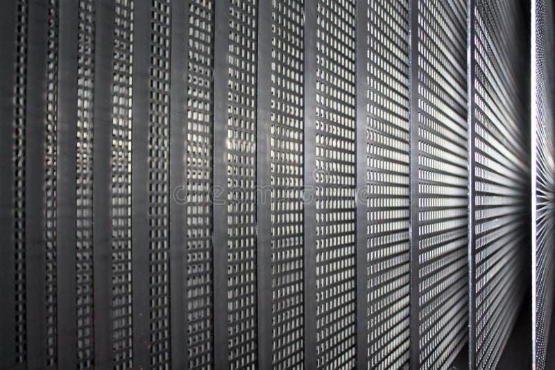 Stack of Perforated Steel Plate Sheets for Processing in a Metal ...