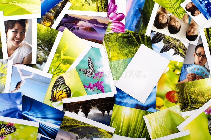 Stack of photos stock image. Image of capture, group - 15056615