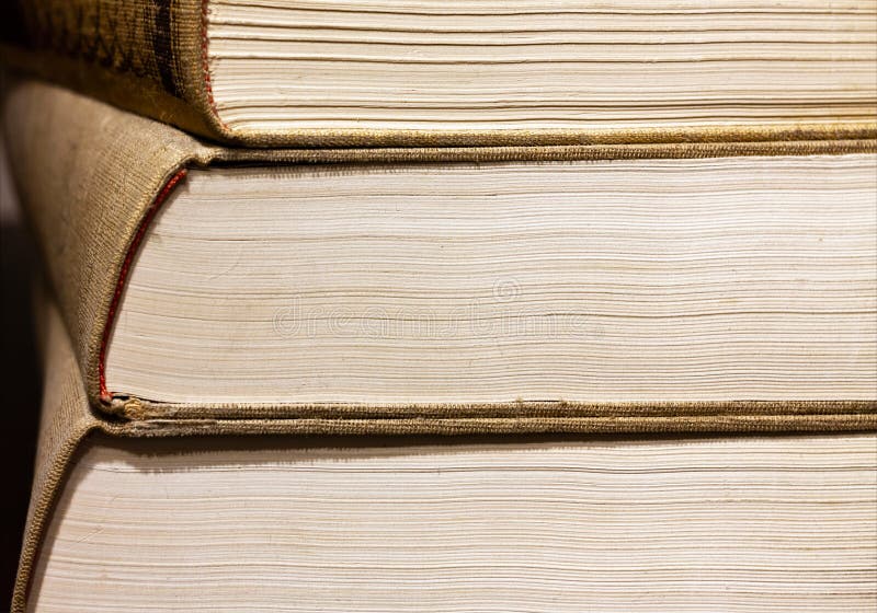 Stacked books close-up stock image. Image of paper, bookshelf - 160255177