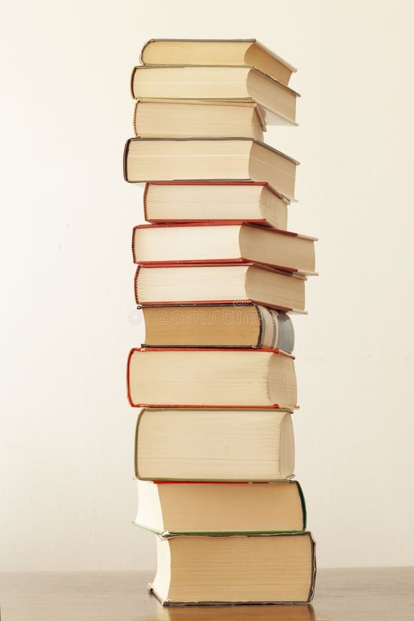 Piled books stock image. Image of hardcover, bookstore - 1691957