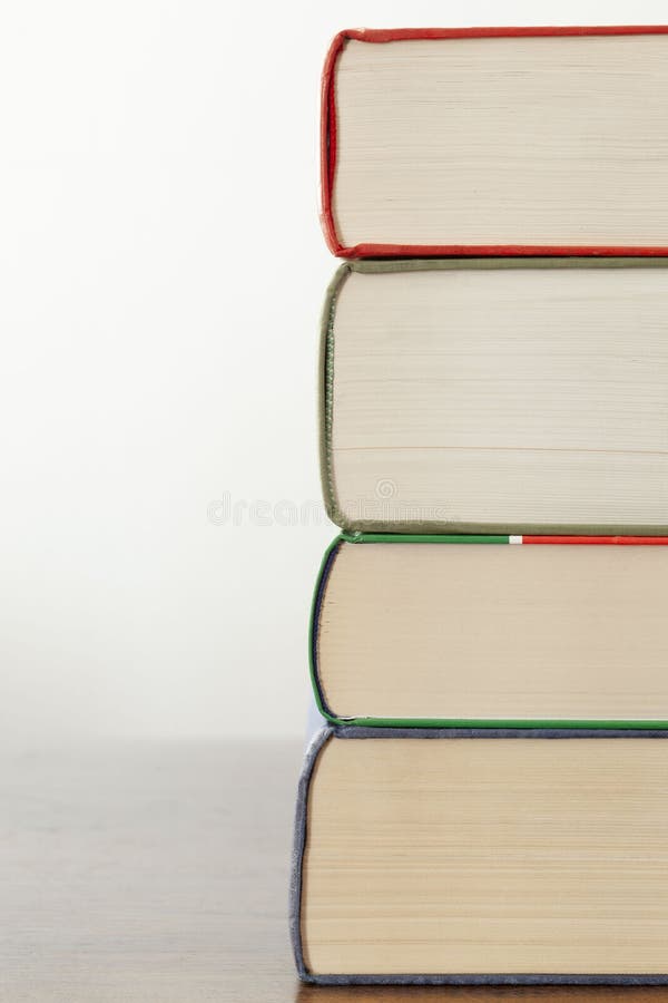 Piled books stock image. Image of hardcover, bookstore - 1691957