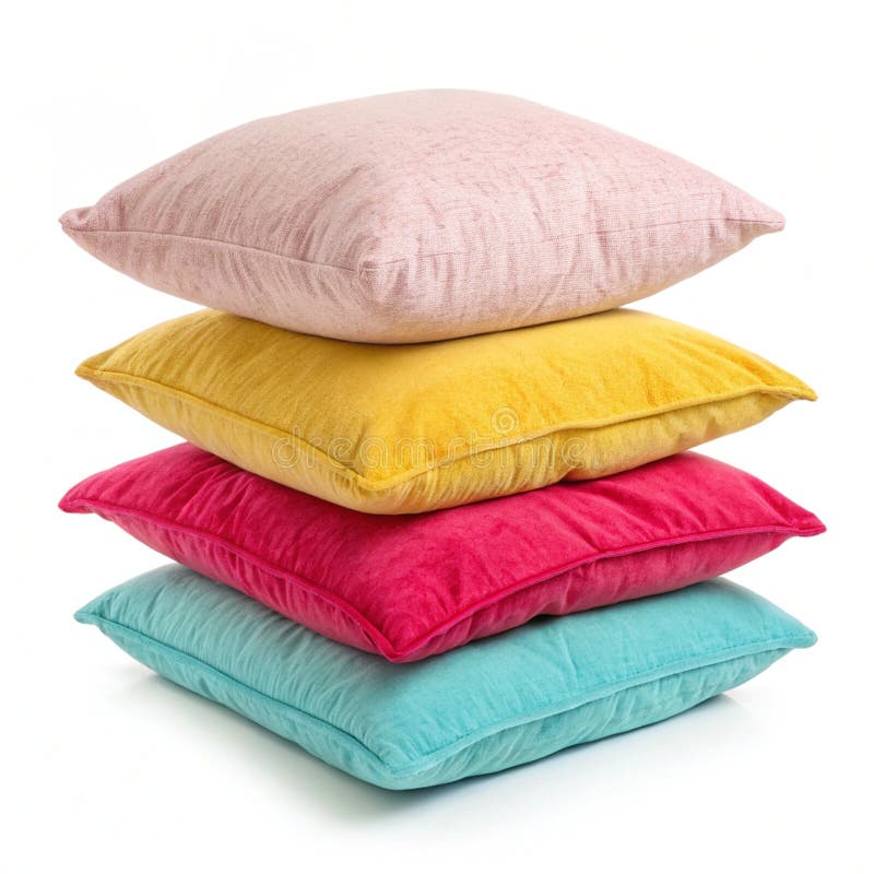A stack of pillows stock illustration. Illustration of stack - 357701217