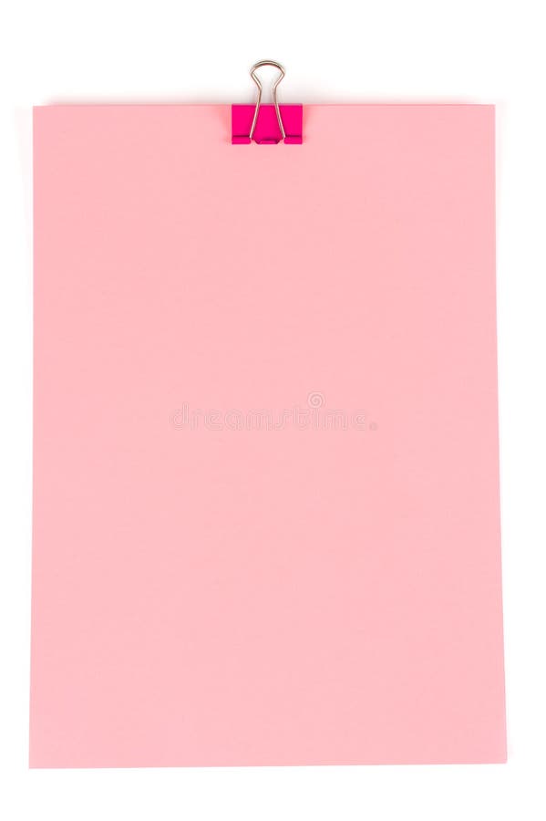 Stack of pink paper stock image. Image of attached, heap - 43167093