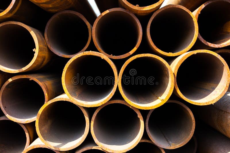 Stack of pipes stock image. Image of closeup, plumbing - 63057217