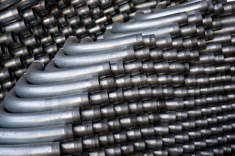 Stack of Piping stock image. Image of tube, tall, industry - 7483233