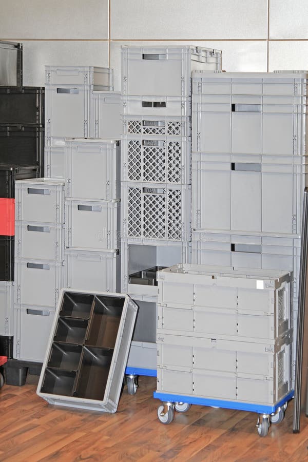 Transport Boxes Crates stock photo. Image of crate, storage - 291609352