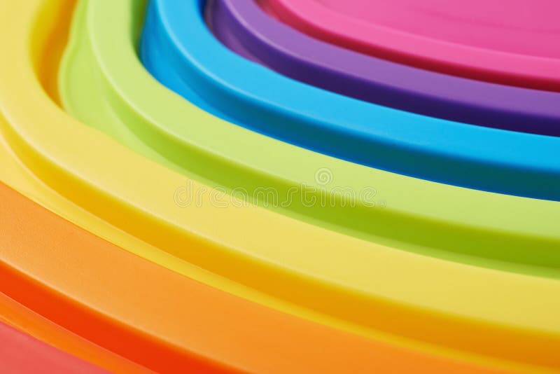 Stack of plastic caps stock image. Image of colorful - 64890753