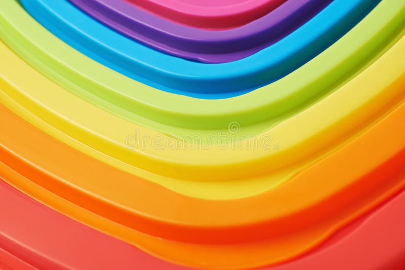 Stack of plastic caps stock image. Image of decoration - 65205233