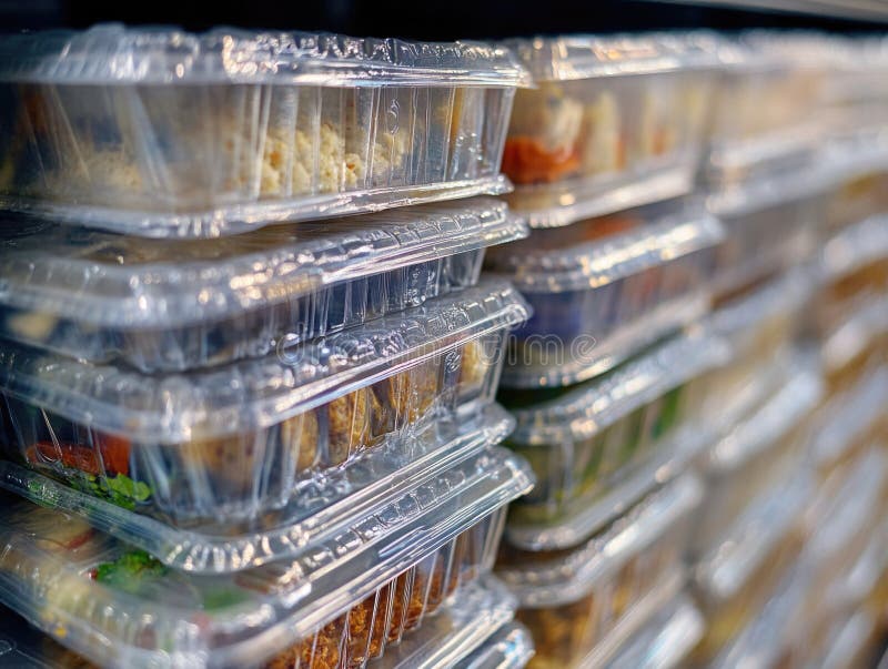 Stack Plastic Containers Food Them Stock Photos - Free & Royalty-Free ...