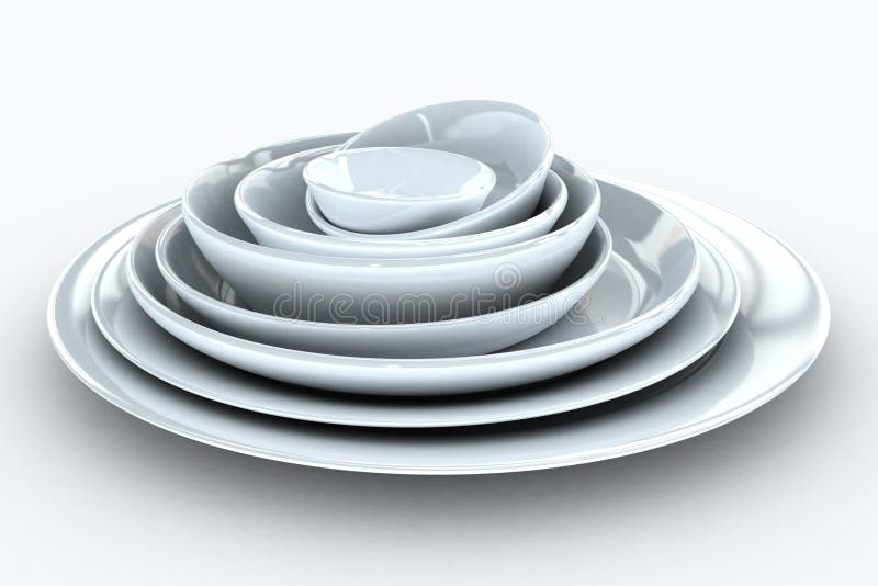 Stack Plates Stock Illustrations – 1,158 Stack Plates Stock ...