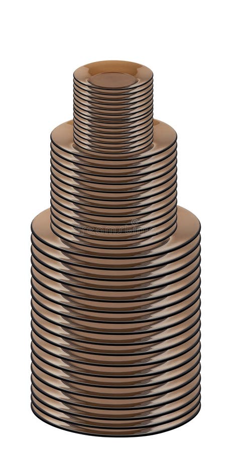 Stack of plates stock photo. Image of plates, equipment - 61557728