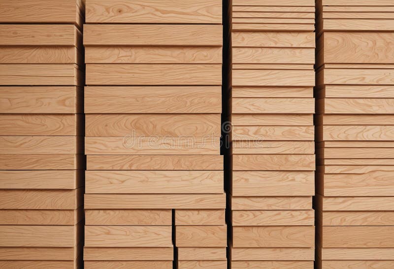 A stack of plywood sheets stock illustration. Illustration of ideas ...