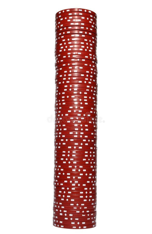 Stack of poker chips. stock photo. Image of white, casino - 2185572