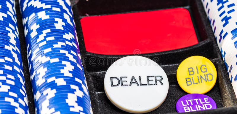 Stack of Poker Chips in a Case Stock Image - Image of dealer, white ...