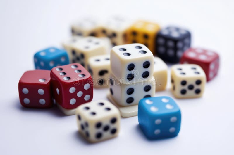 A Stack of Polyhedral Dice Sitting on a Flat Surface, Ready for Gaming ...