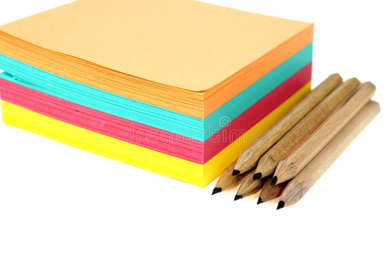Stack of Post-it Notes stock image. Image of office, note - 29578361