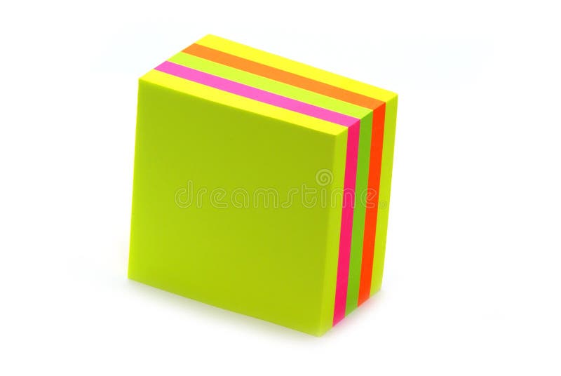 Stack of Post Its and a Pen Stock Image - Image of communications ...