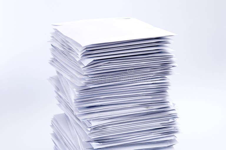 Stack of post letters stock photo. Image of background - 38993990