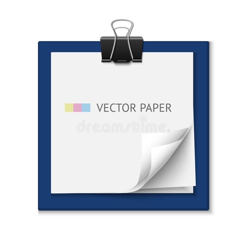 Stack of Post it Paper. Realistic Vector Notepaper. Reminder. Stock ...