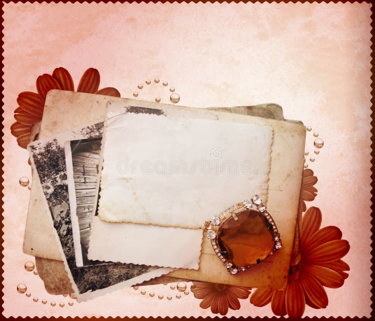 Stack of Postcards Template Stock Illustration - Illustration of book ...