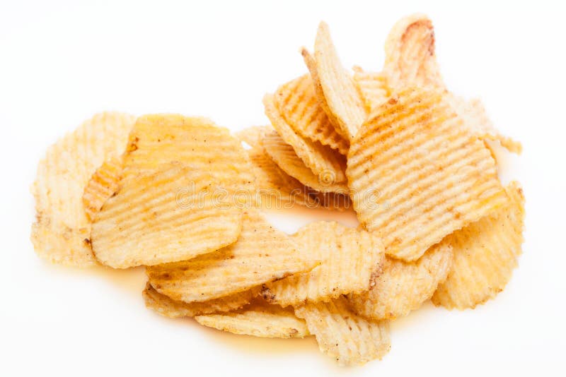 Stack of potato chips stock image. Image of background - 35806217