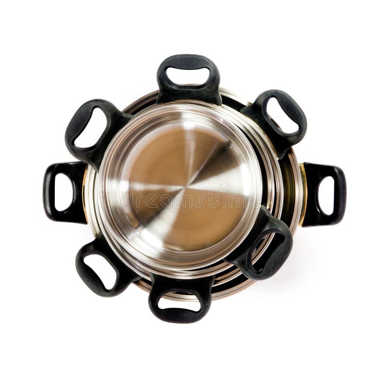 Stack of pots stock image. Image of kitchenware, quality - 26194539