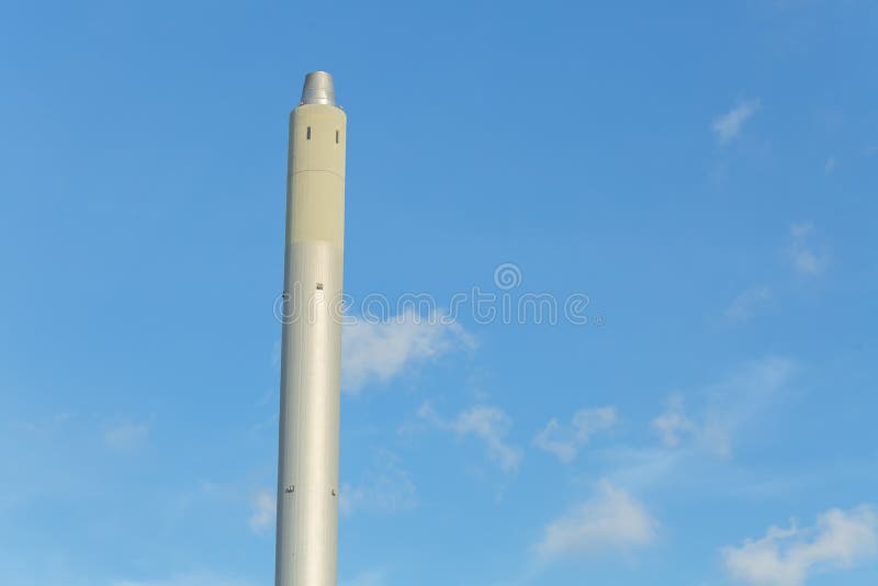 Stack Power Plant, Industrial Smoke Stack of Gas Separation Plant ...