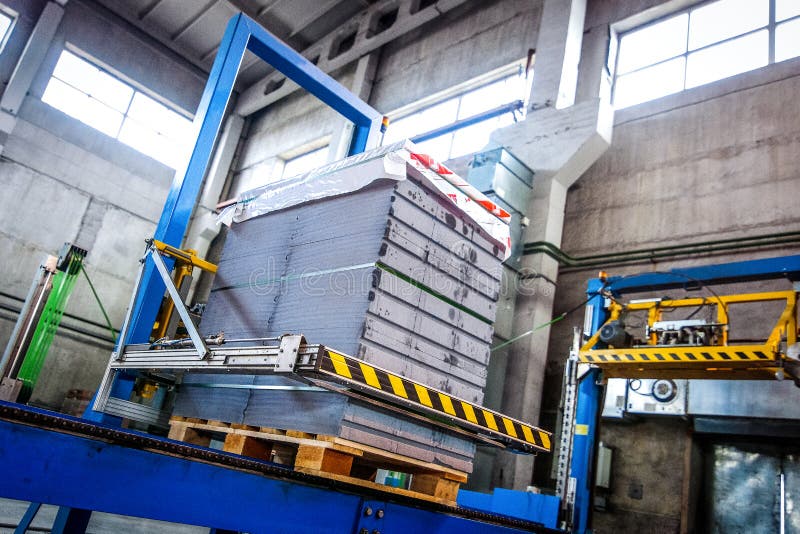 Stack of Precast Concrete Slabs in a House-building Factory Stock Photo ...