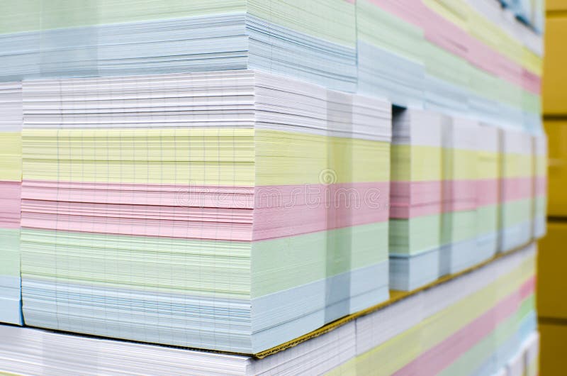 Stack of print paper stock image. Image of issue, production - 88033169